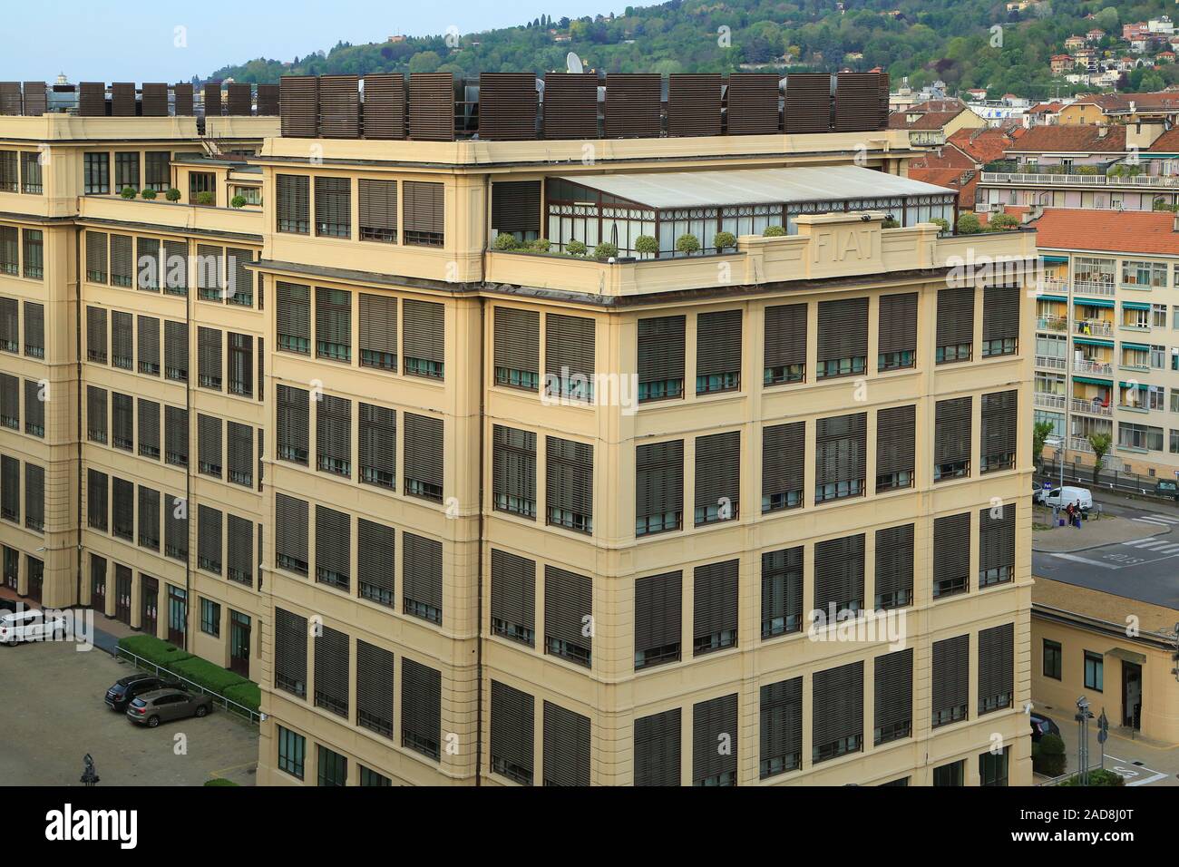Turin, Italy, industrial architecture of the historic company buildings ...