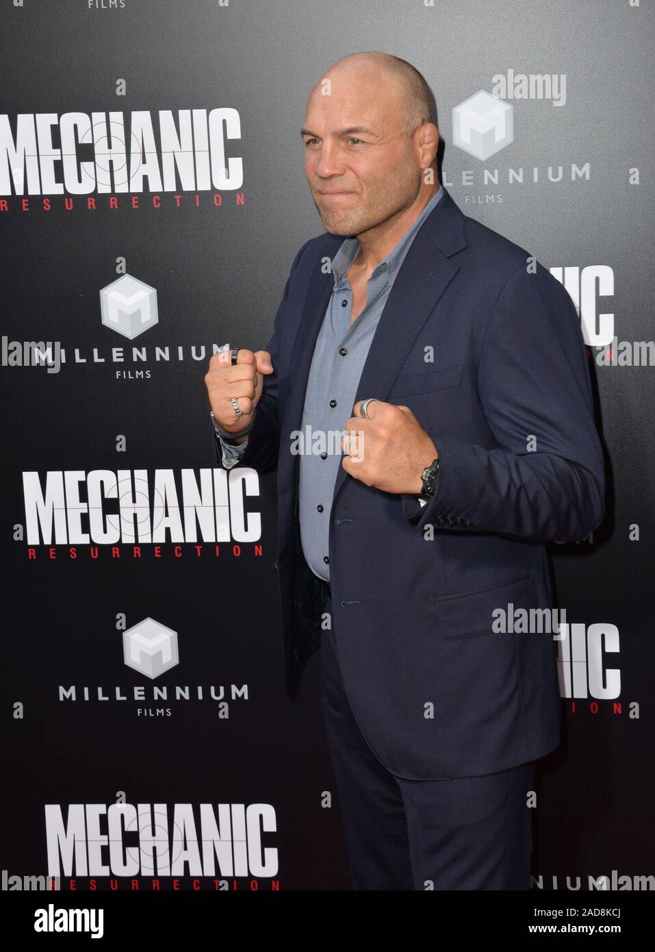 LOS ANGELES, CA. August 22, 2016: Actor Randy Couture at the Los ...