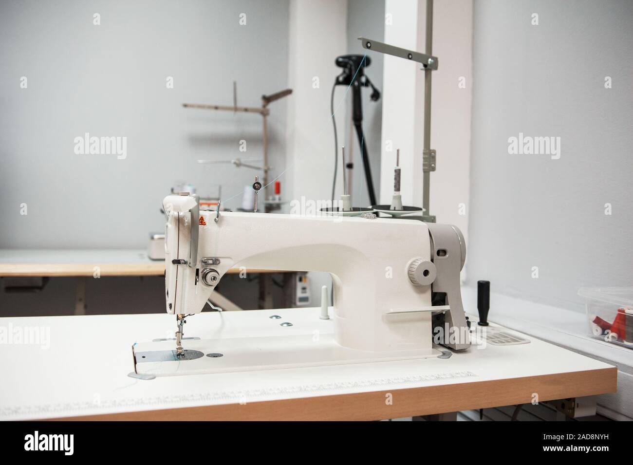 Industrial sewing machine Stock Photo - Alamy