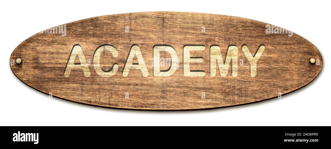 Academy sign Cut Out Stock Images & Pictures - Alamy