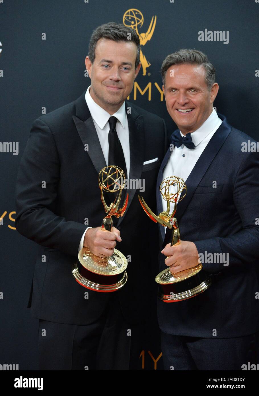 LOS ANGELES, CA. September 18, 2016: TV host Carson Daly & producer ...