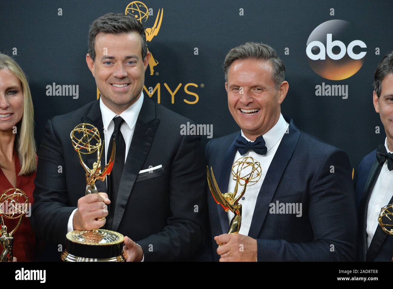 LOS ANGELES, CA. September 18, 2016: TV host Carson Daly & producer ...