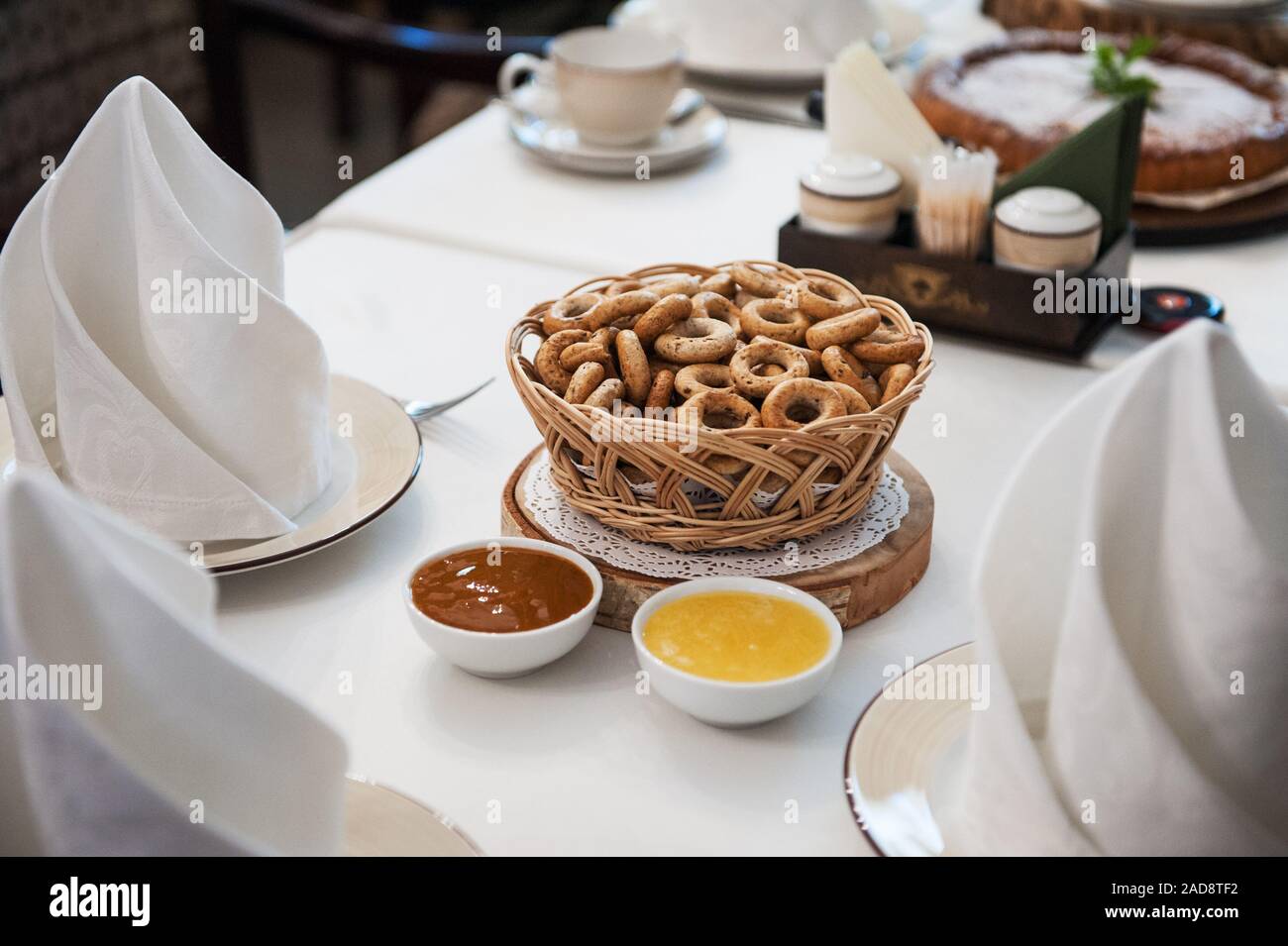 Traditional russian baked goods Stock Photo - Alamy