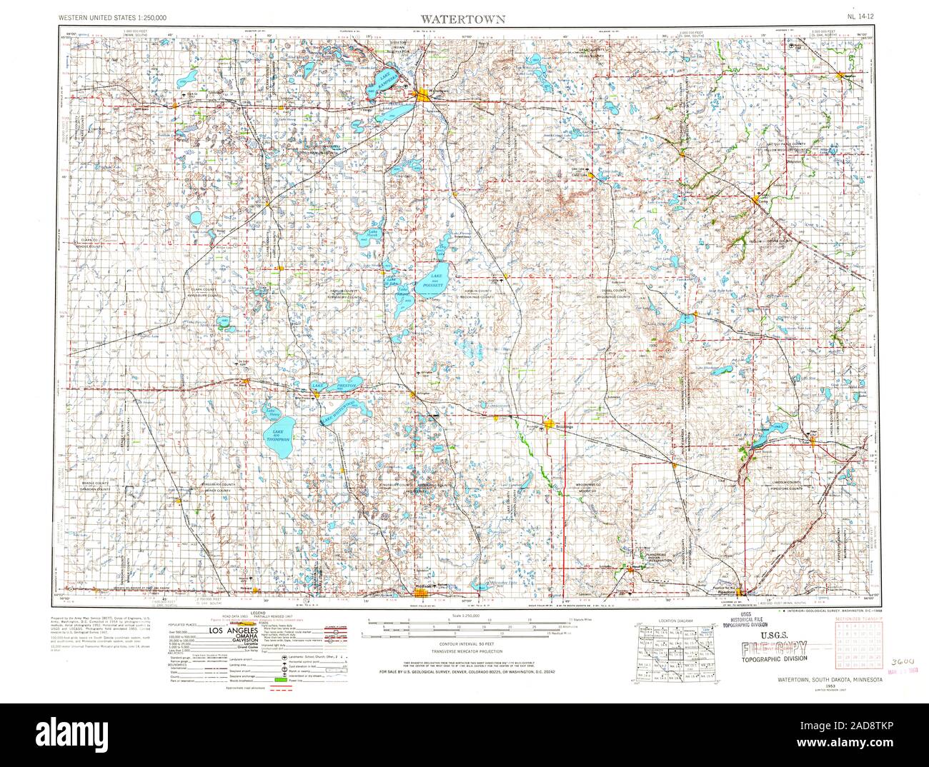 Watertown south dakota Cut Out Stock Images & Pictures - Alamy