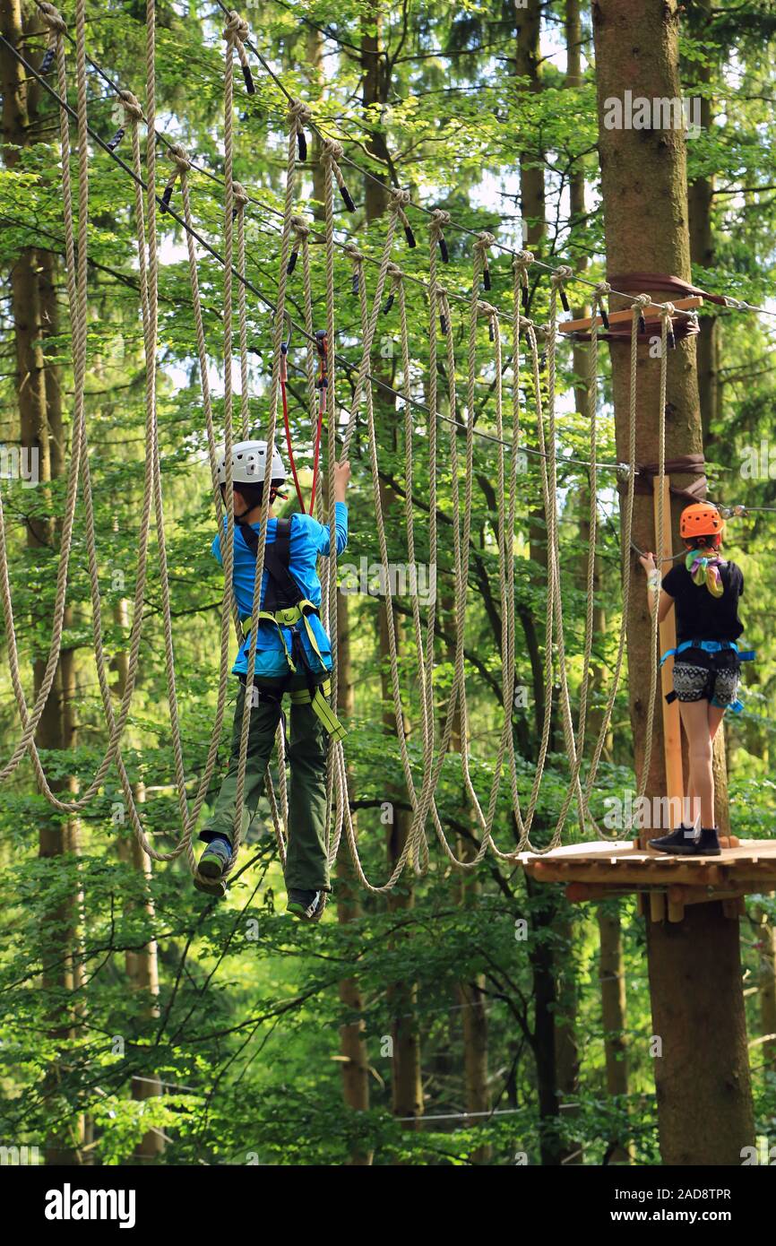 High wire forest adv hi-res stock photography and images - Alamy