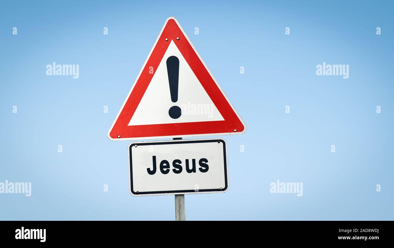 Street Sign to Jesus Stock Photo - Alamy