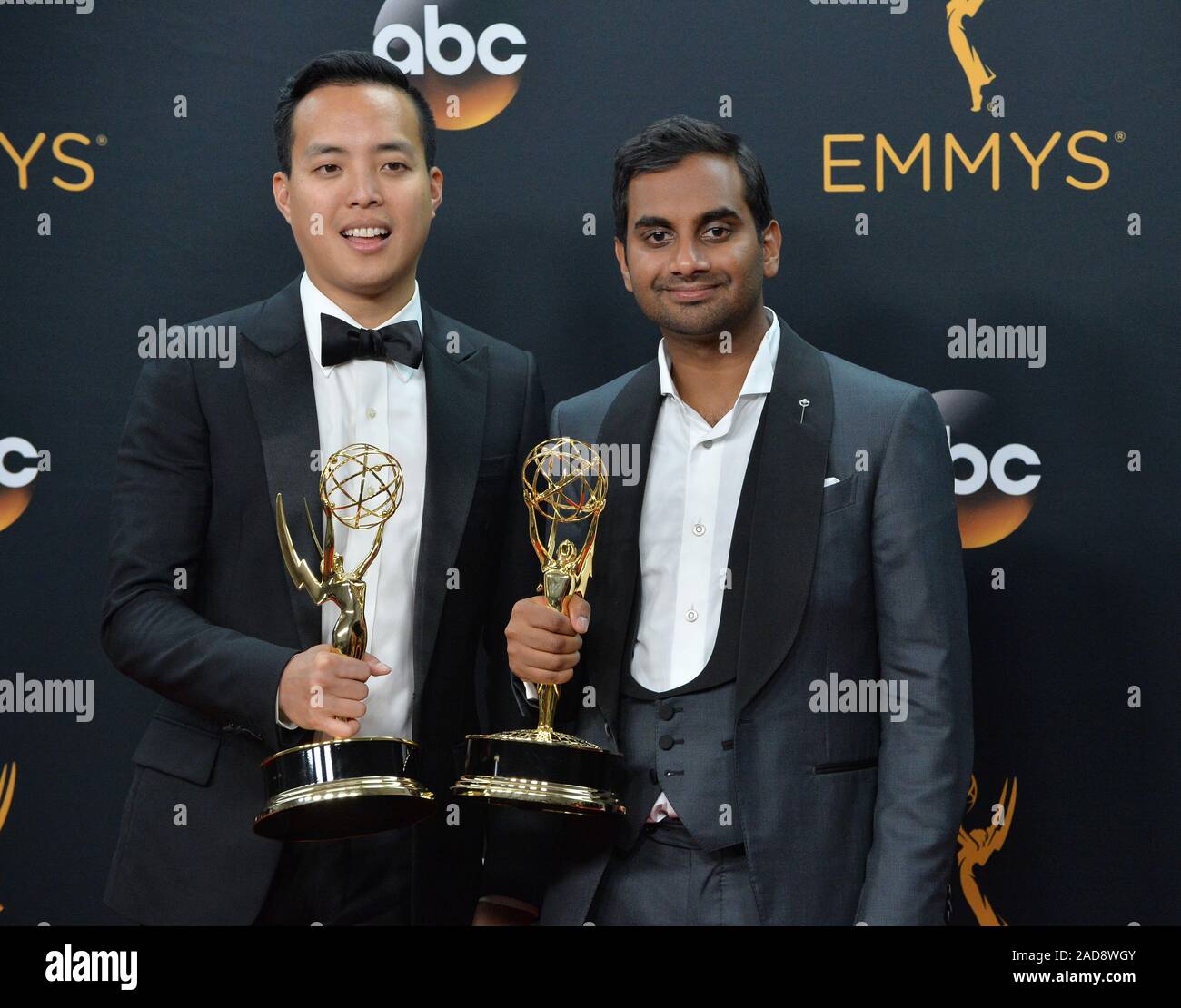 LOS ANGELES, CA. September 18, 2016: Actors Aziz Ansari & Alan Yang at ...