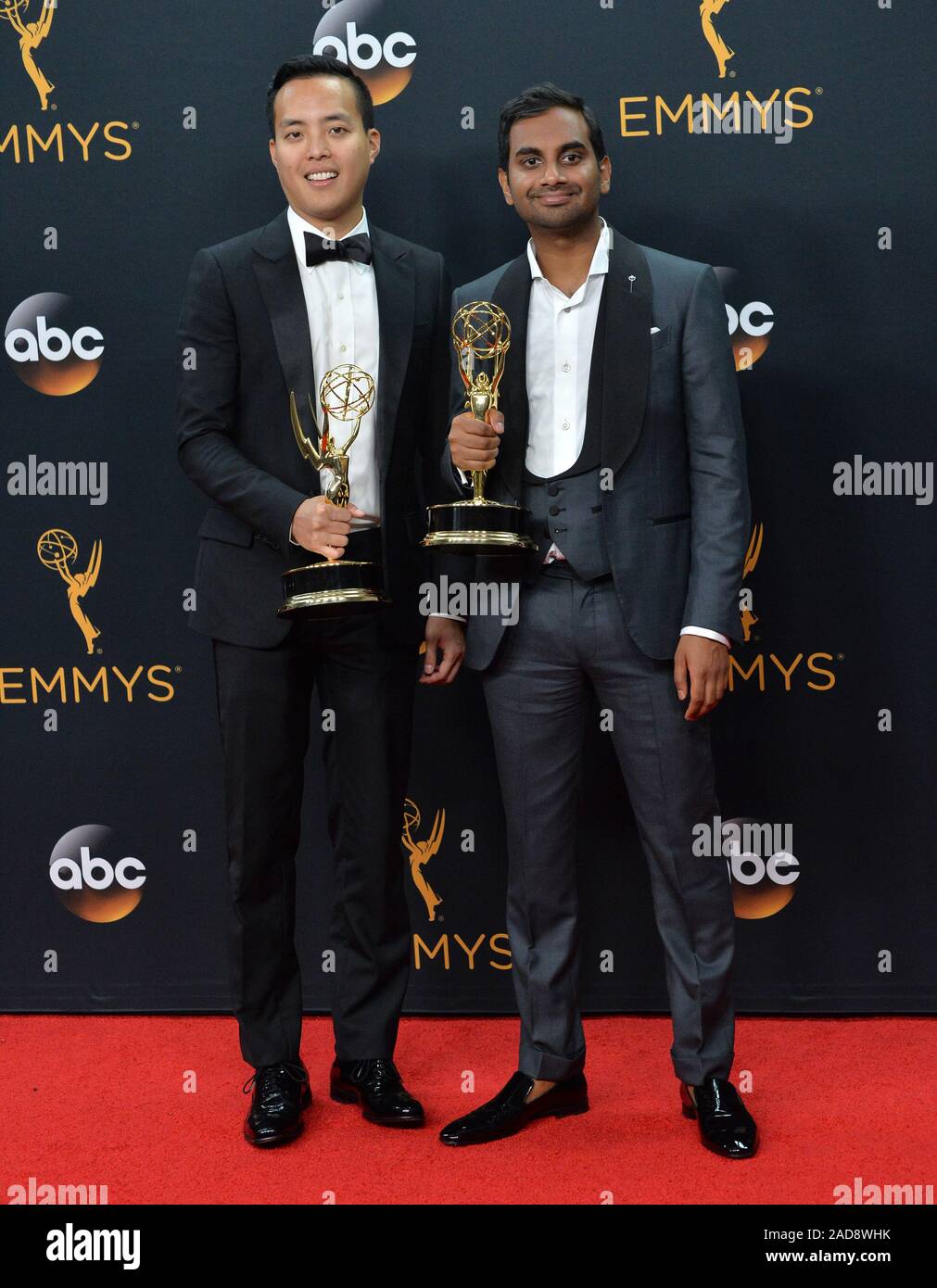 LOS ANGELES, CA. September 18, 2016: Actors Aziz Ansari & Alan Yang at ...