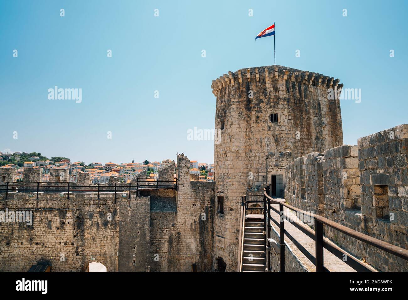Kamerlengo castle and fortress in Trogir, Croatia Stock Photo - Alamy