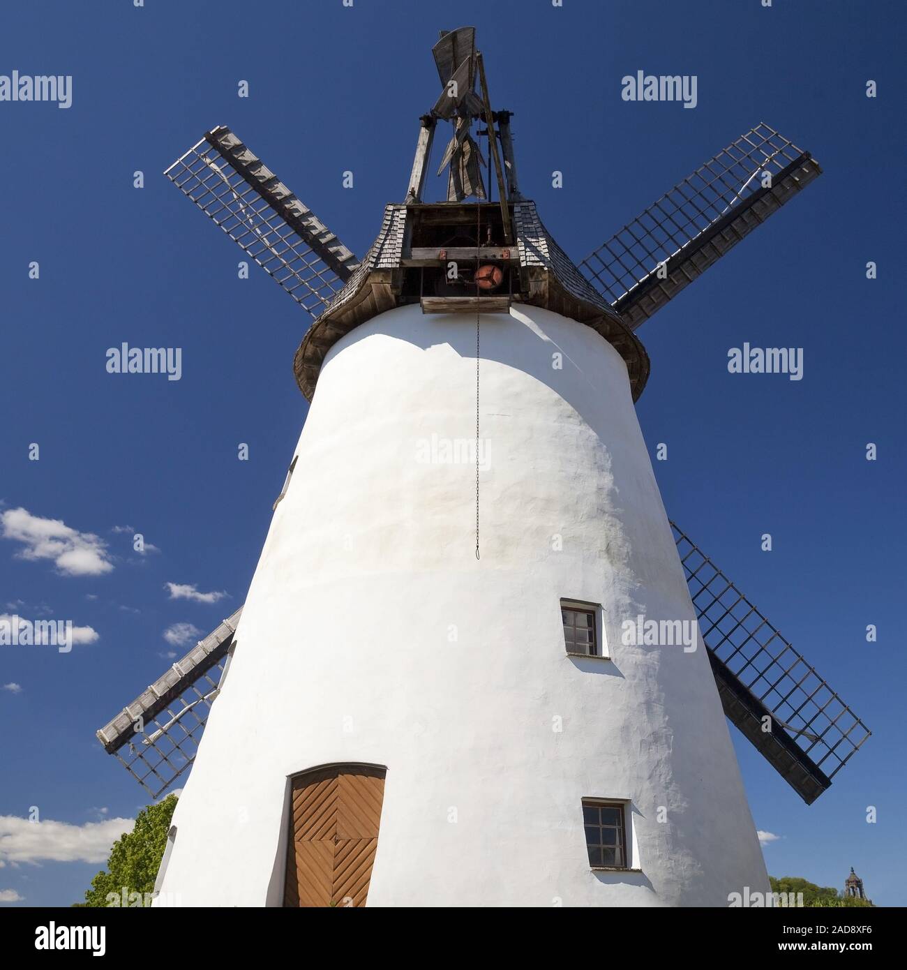 wind mill Maschmeyers Muehle, Porta Westfalica, North Rhine-Westphalia ...