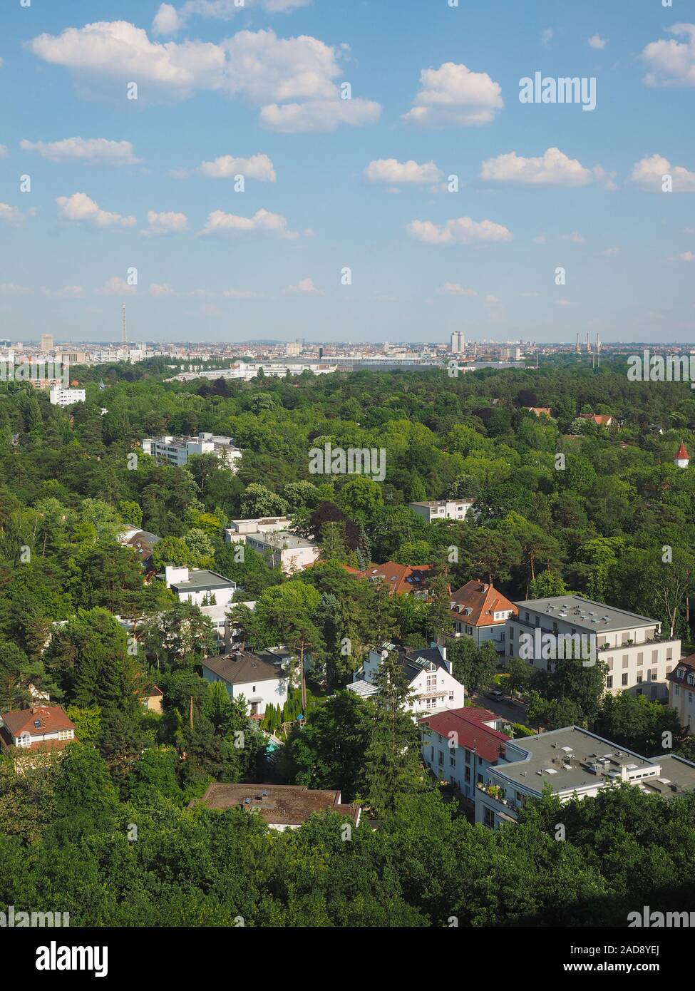 Aerial view of Berlin Stock Photo - Alamy