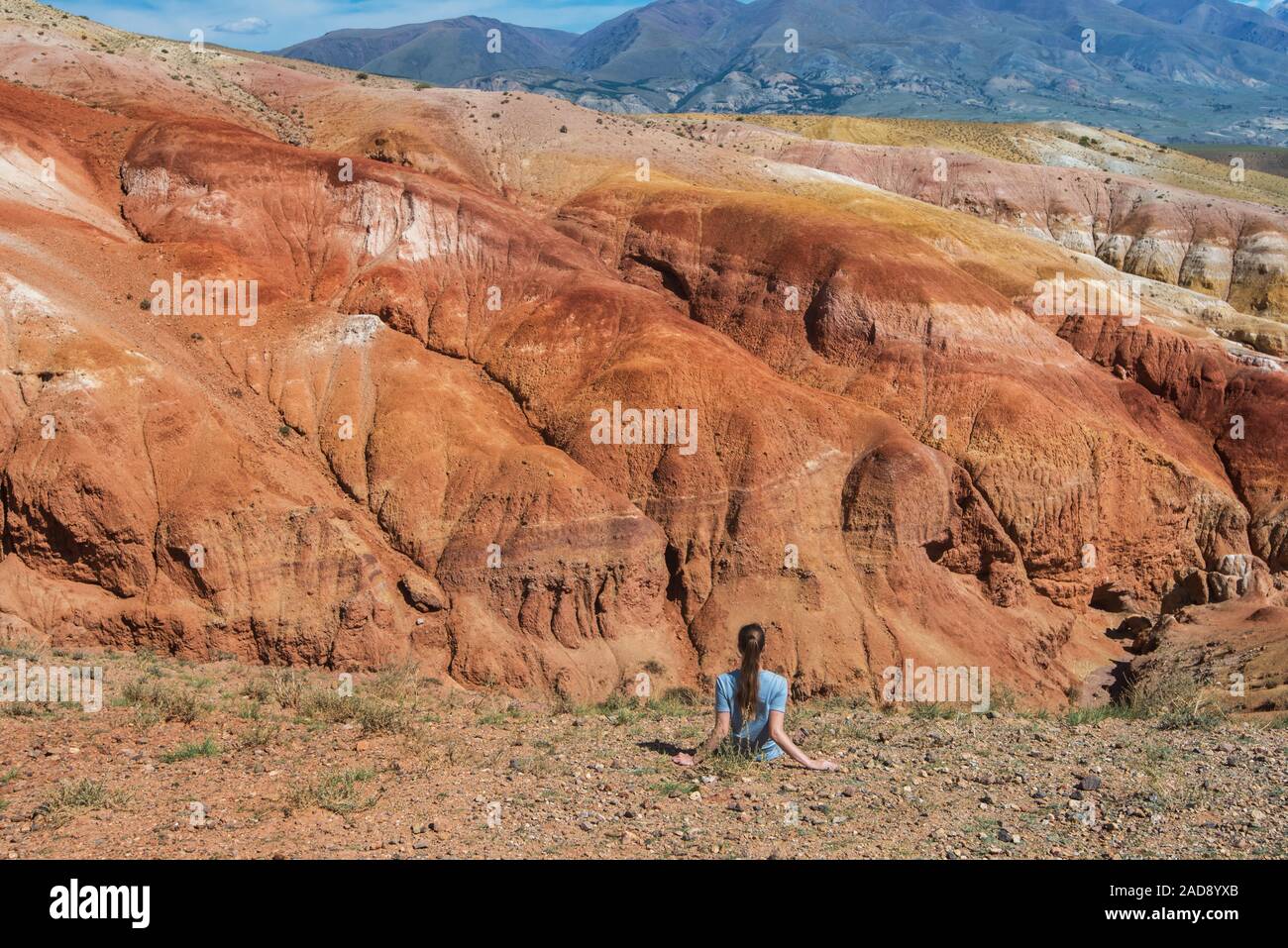 Valley of Mars landscapes Stock Photo - Alamy