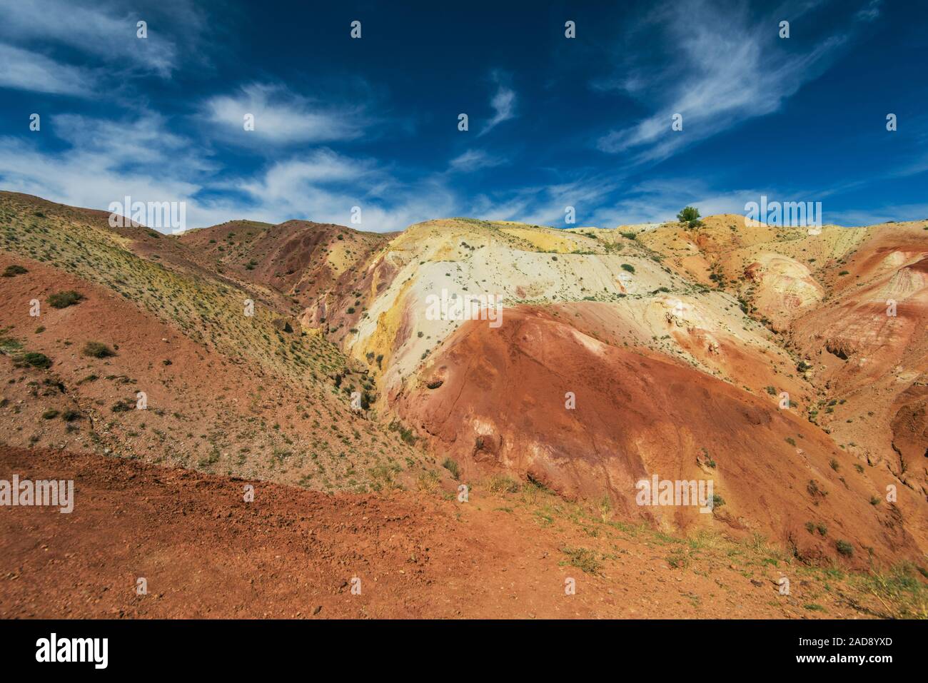 Valley of Mars landscapes Stock Photo - Alamy
