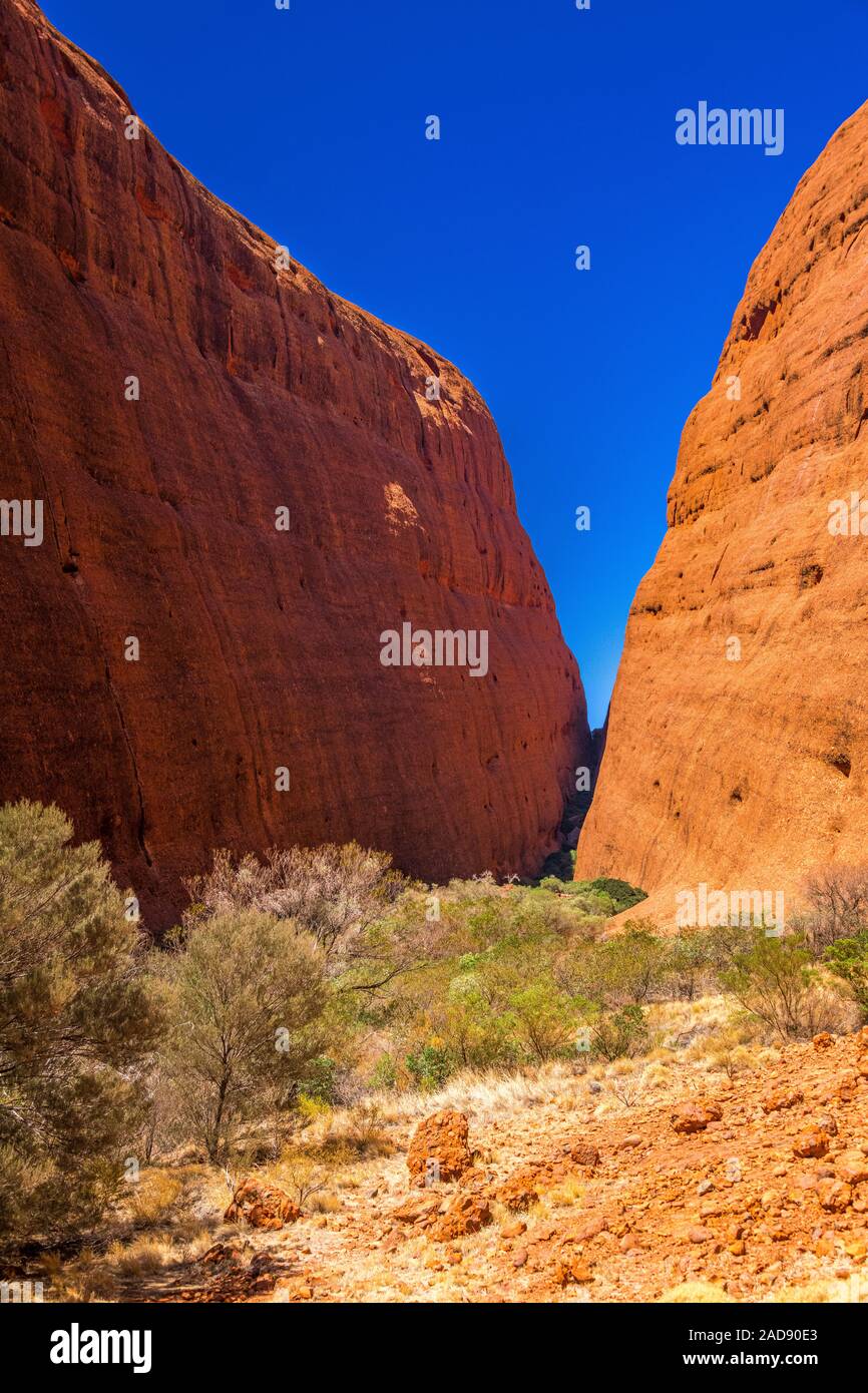 Walpa Gorge Walk through the Olgas is an iconic part of outback ...