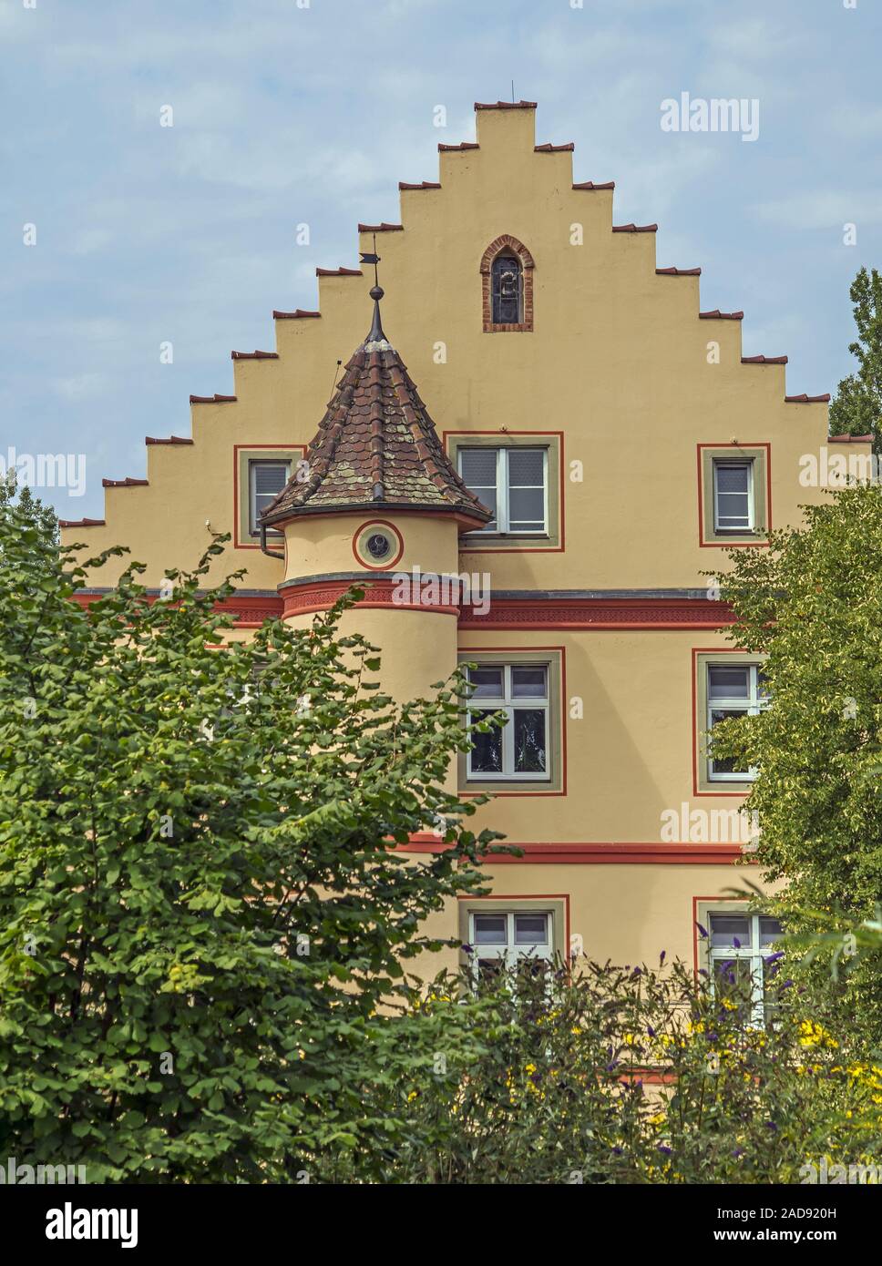 Castle Windegg in Niederzell on the island of Reichenau, Lake Constance ...