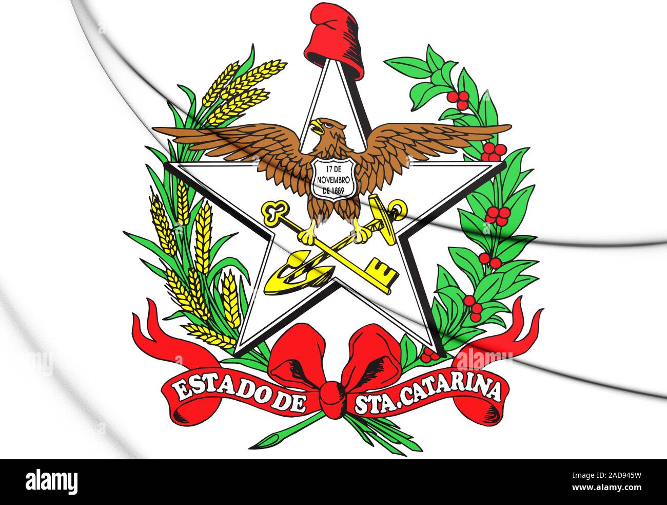 Brazilian coat of arms Cut Out Stock Images & Pictures - Alamy