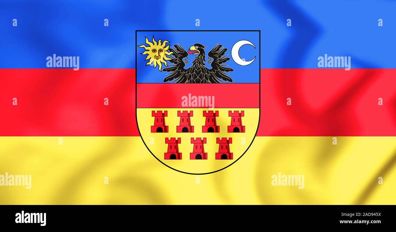 3D Flag of Transylvania. 3D Illustration Stock Photo - Alamy