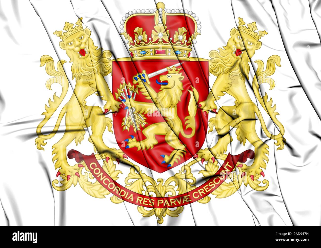 Republic of the United Netherlands Coat of Arms (after 1665). 3D ...