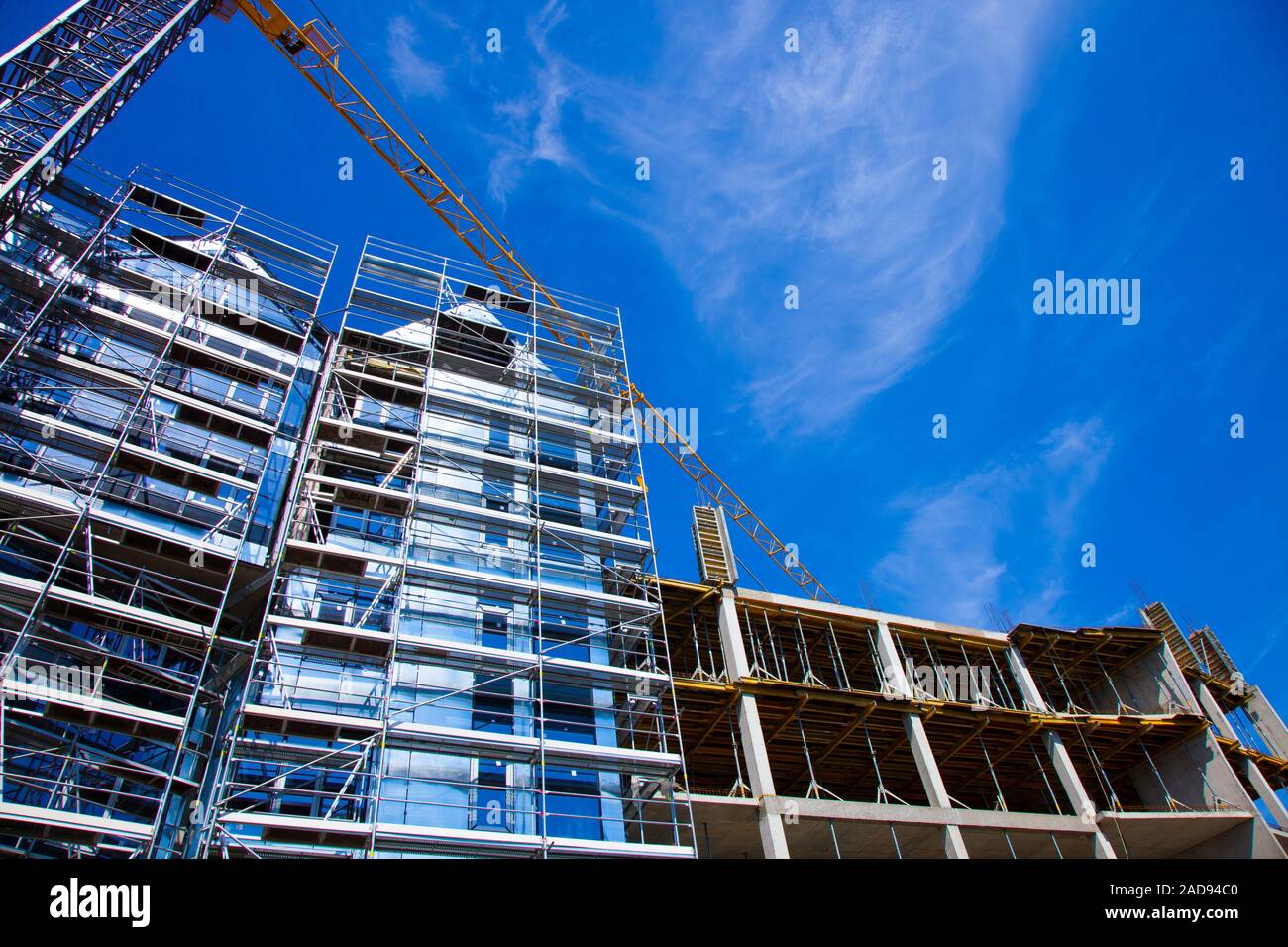 Building under construction. Close up Stock Photo - Alamy