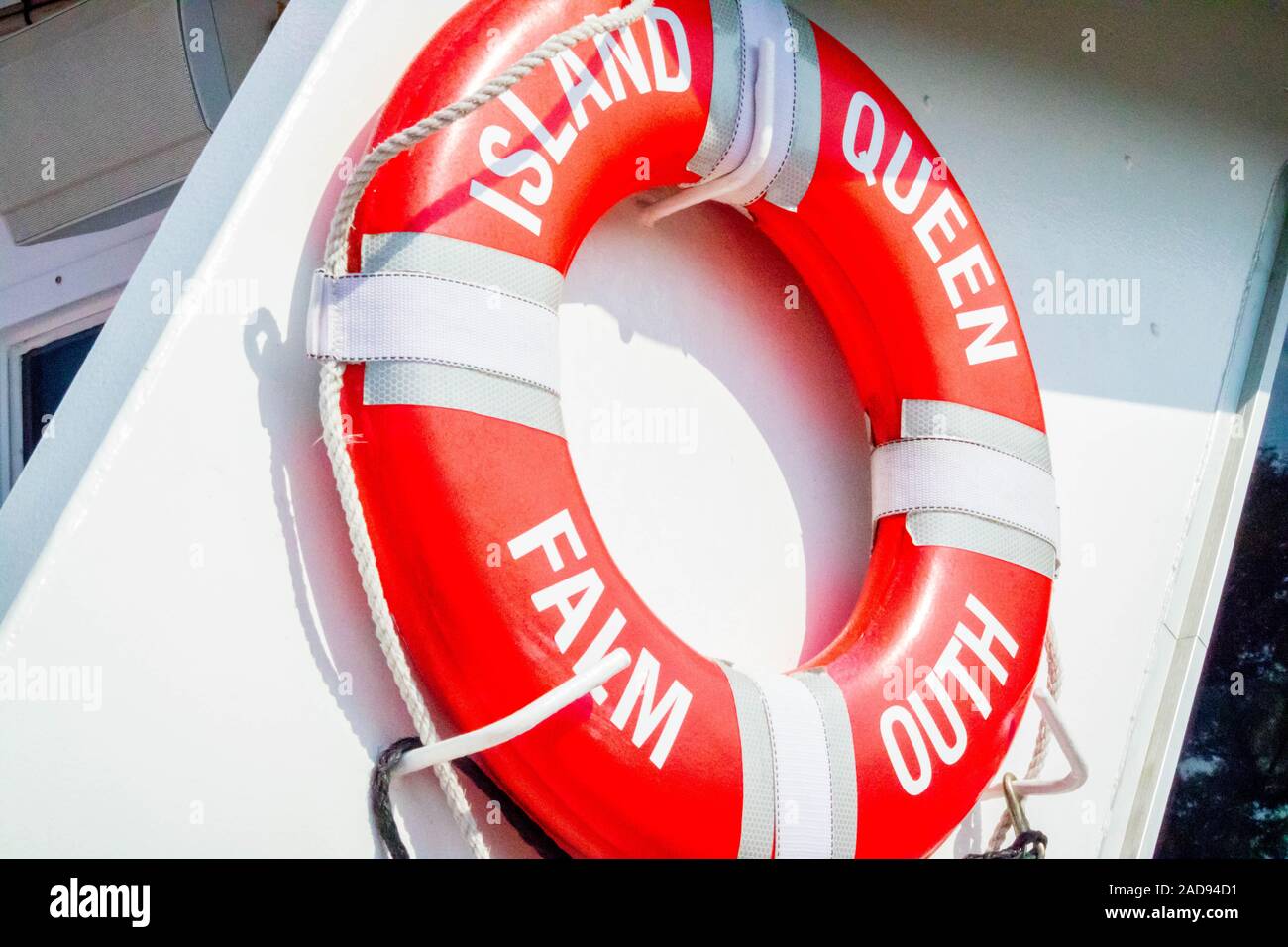 A boat fender in Cape Cod, Massachusetts Stock Photo - Alamy