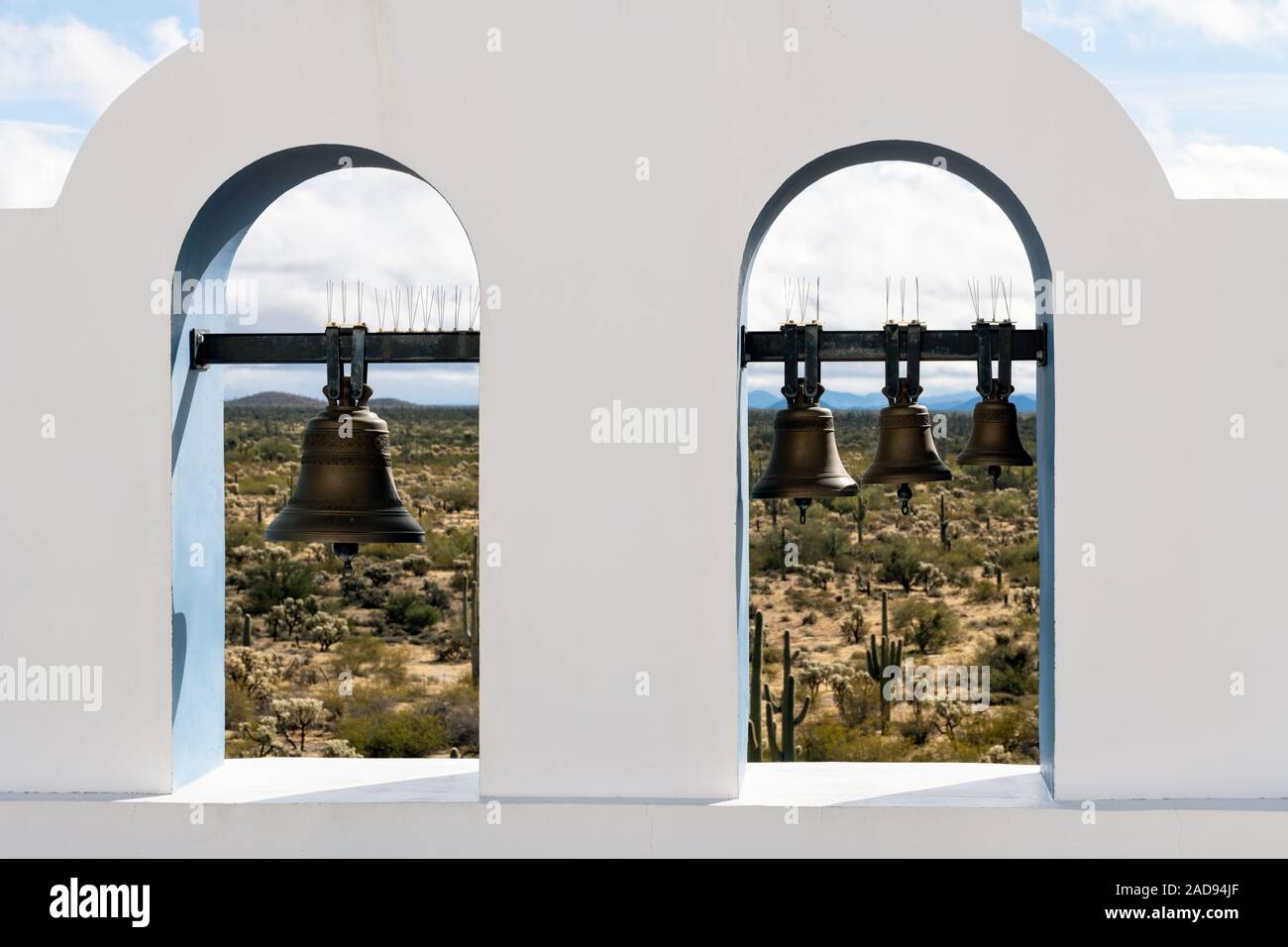Bell tower of Elijah Chapel at Saint Anthony Greek Orthodox Monastery ...
