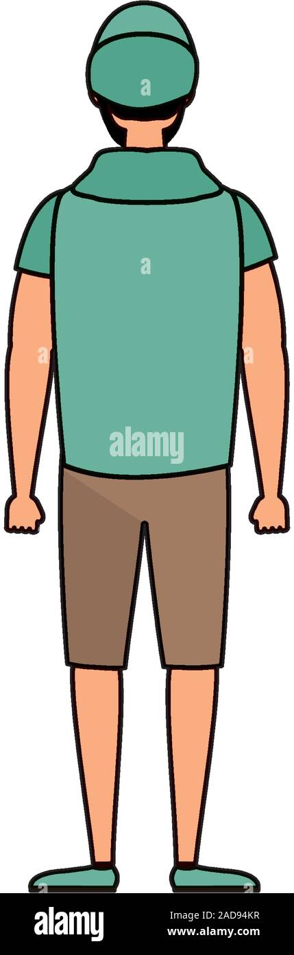 Male back skin Stock Vector Images - Alamy