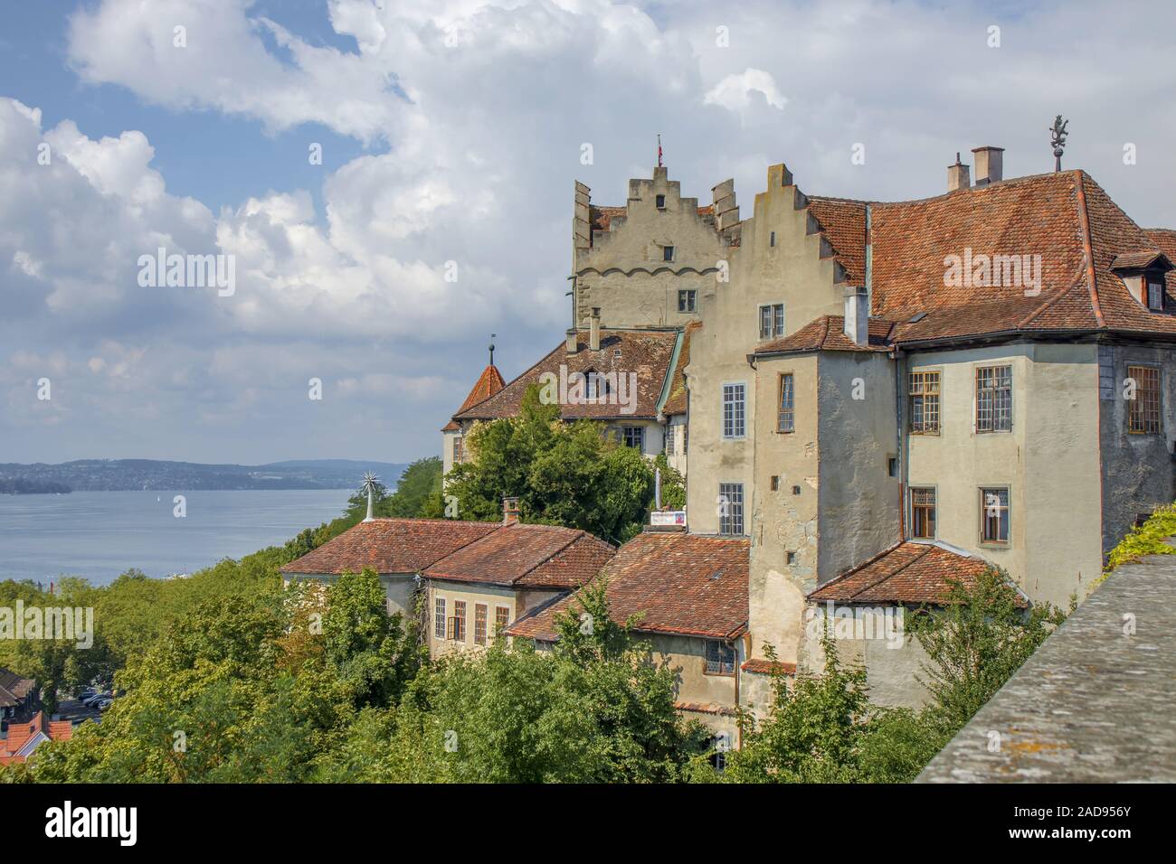 Meersburg Castle at the Lake Constance Stock Photo - Alamy