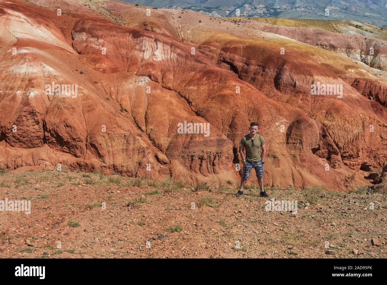 Valley of Mars landscapes Stock Photo - Alamy