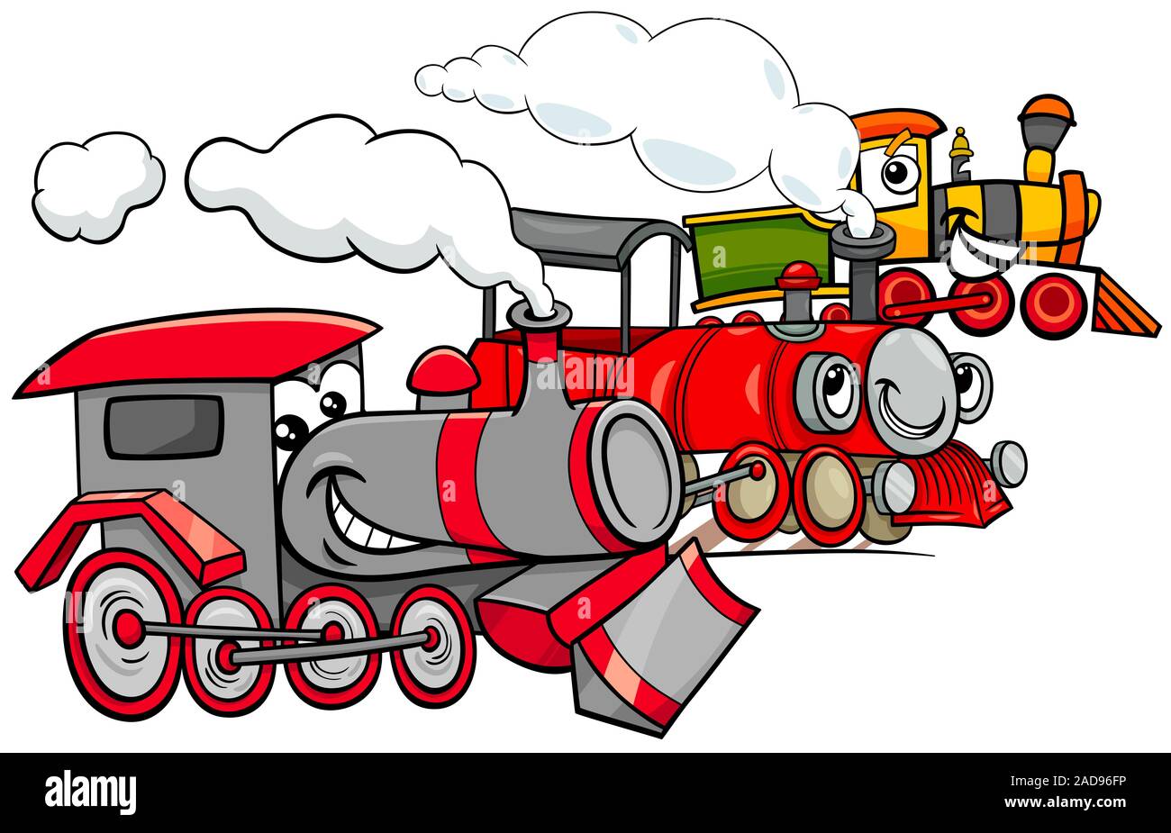 Steam Train Cartoon Design Vector High Resolution Stock Photography and ...