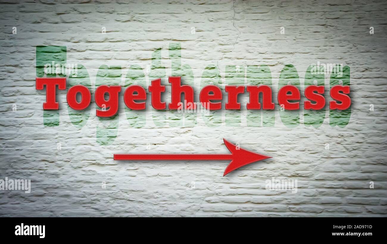Street Sign to Togetherness Stock Photo - Alamy