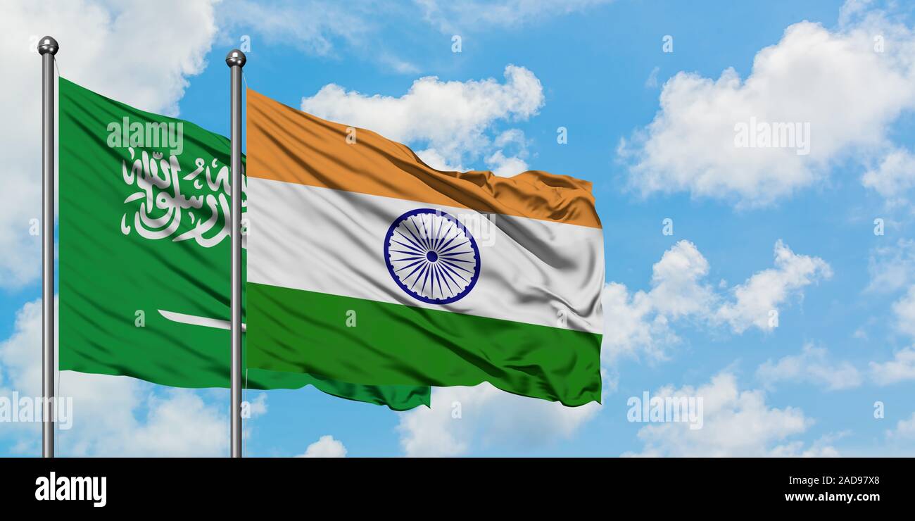 India saudi arabia flag hi-res stock photography and images - Alamy