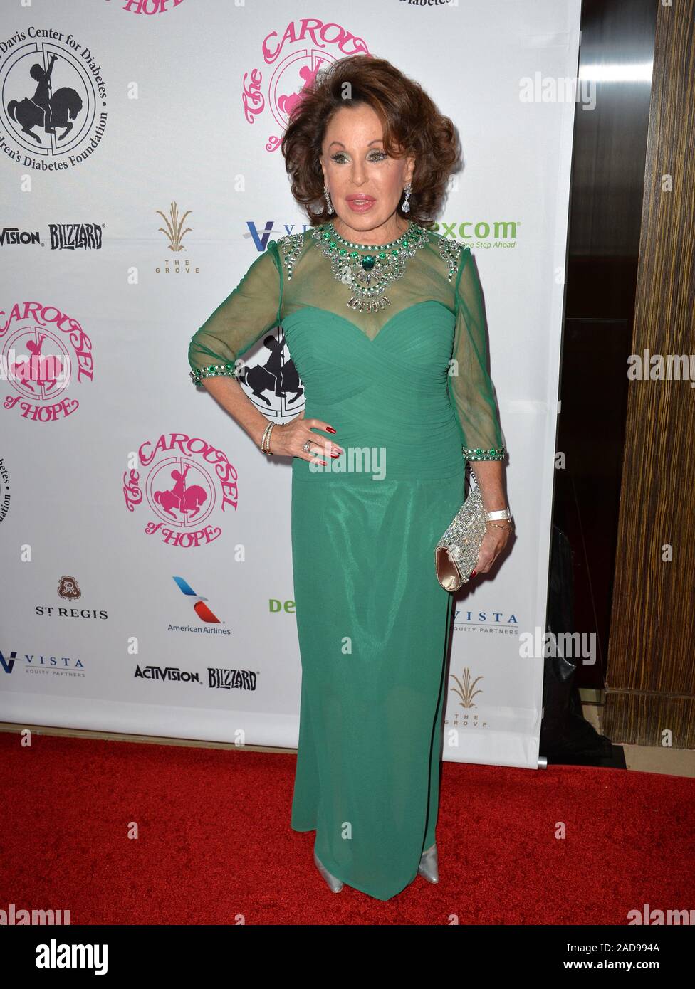 BEVERLY HILLS, CA. October 8, 2016: Nikki Haskell at the 2016 Carousel ...