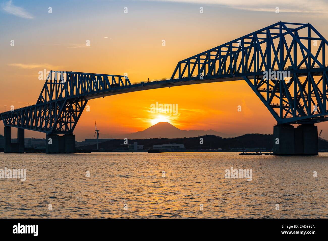 Diamond Fuji Tokyo Gate Bridge Stock Photo - Alamy