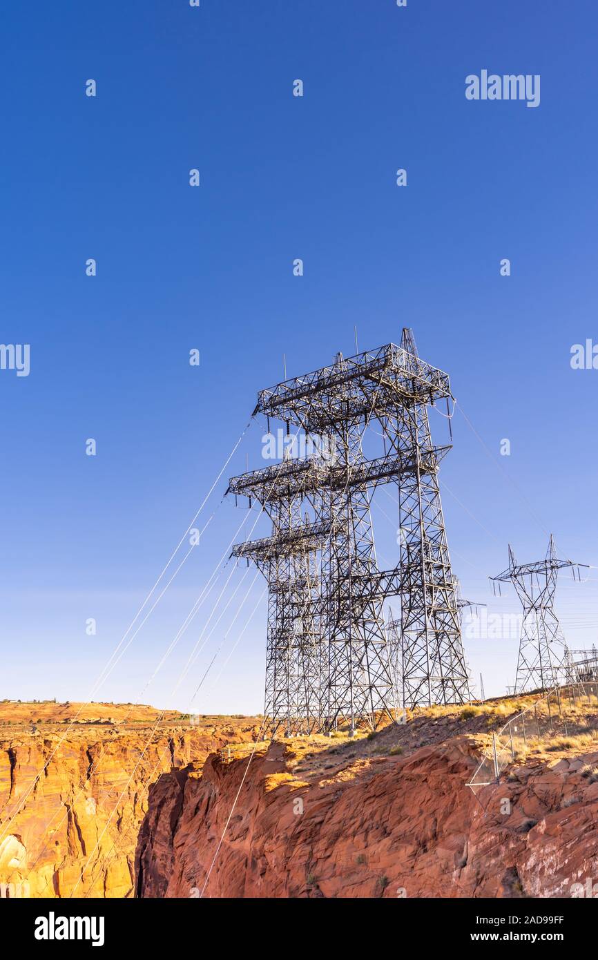 Power plant over dam Stock Photo - Alamy