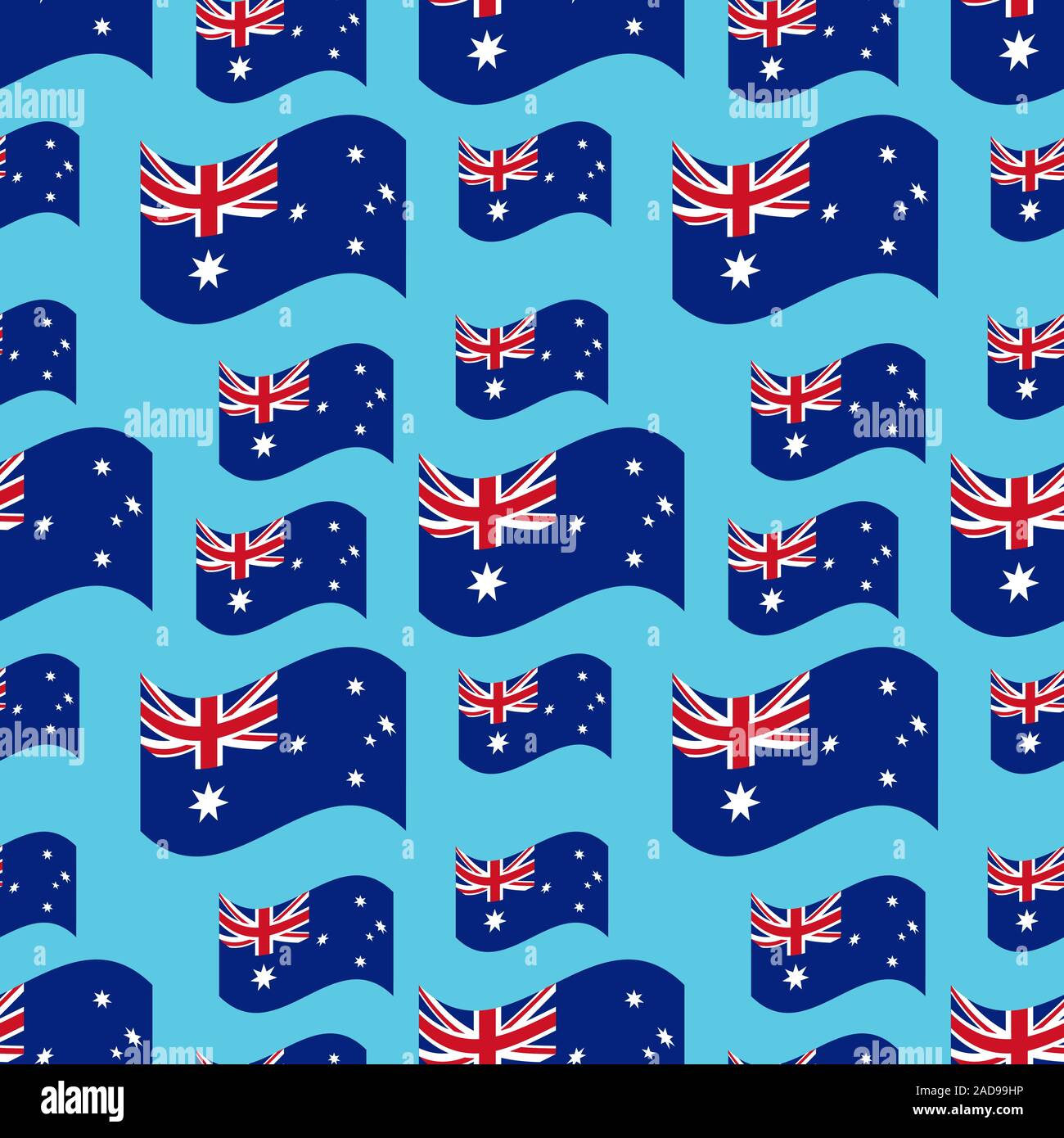 australian flag seamless pattern vector illustration background Stock ...