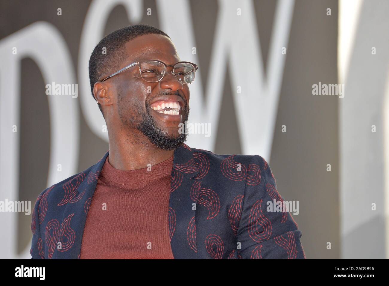 LOS ANGELES, CA. October 10, 2016: Kevin Hart at the Hollywood Walk of ...