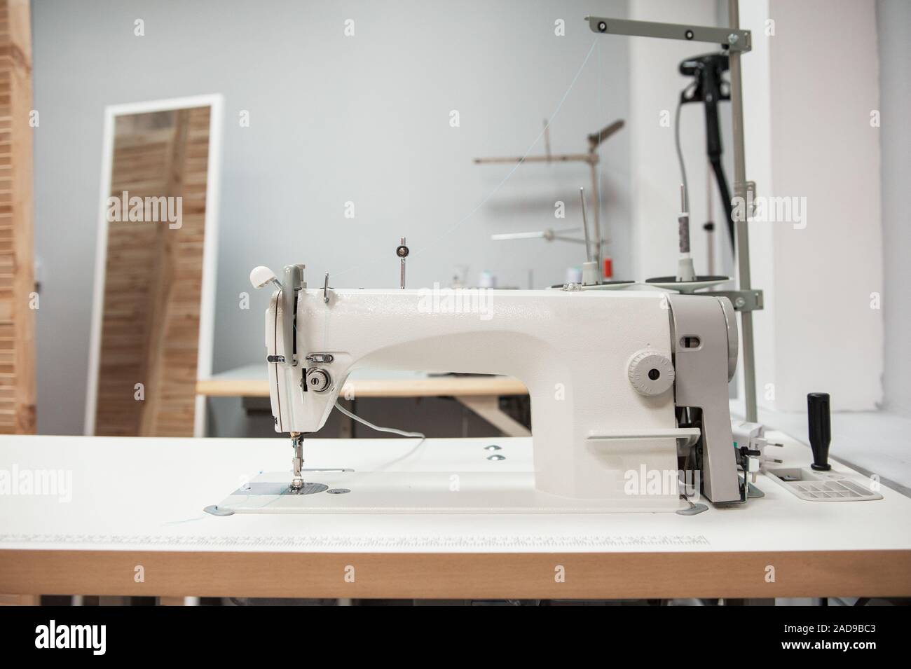Industrial sewing machine Stock Photo - Alamy