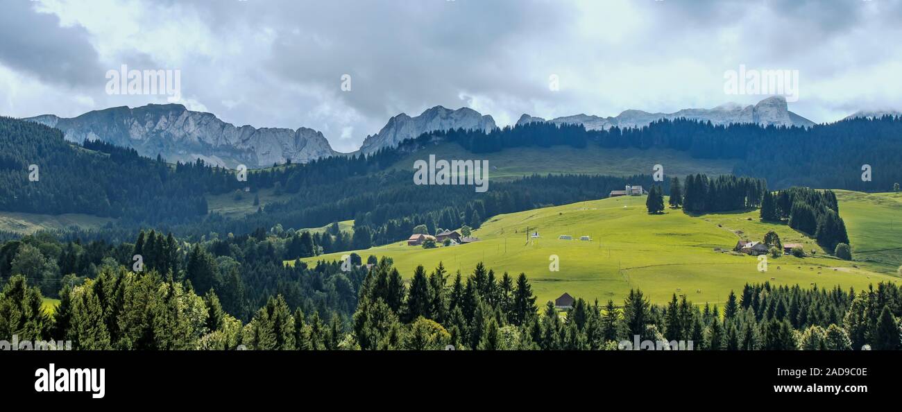 Appenzell alps landscape, Switzerland Stock Photo - Alamy