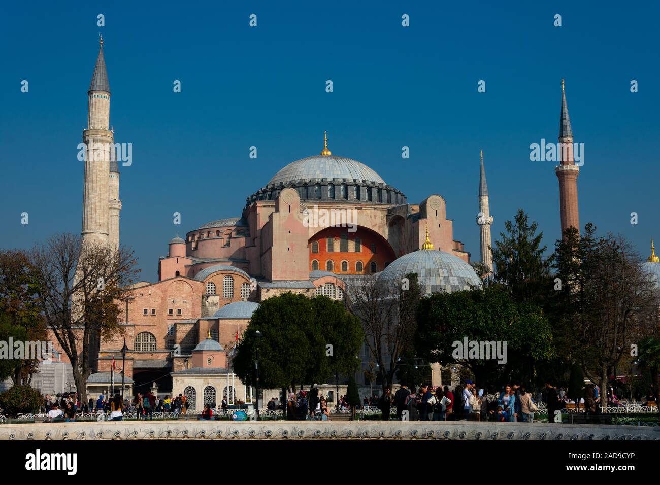 Istanbul, Turkey. November 18, 2019. Hagia Sophia (Church of the Holy ...