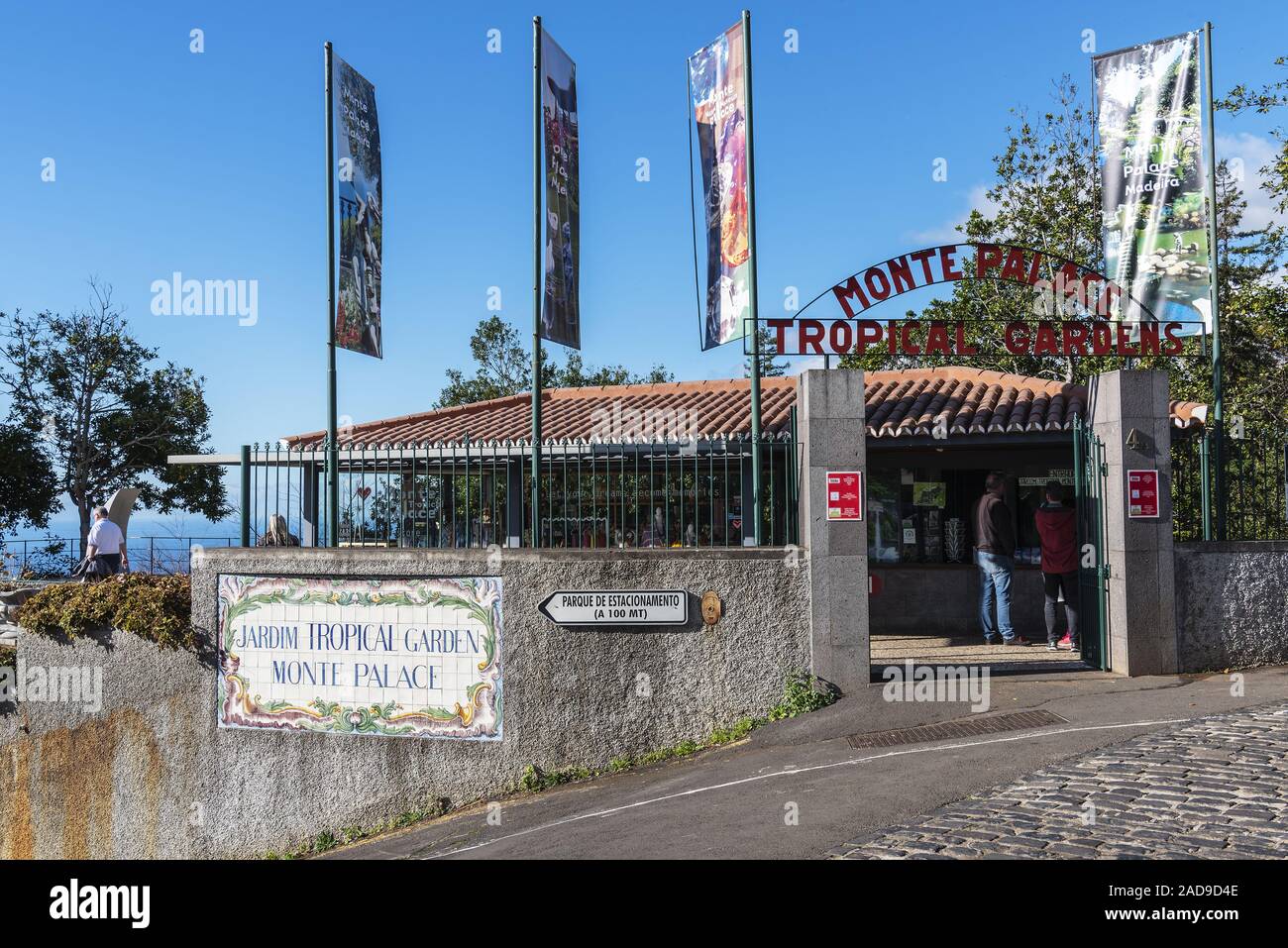 tropical garden, Monte, Funchal, Madeira, Portugal, Europe Stock Photo ...