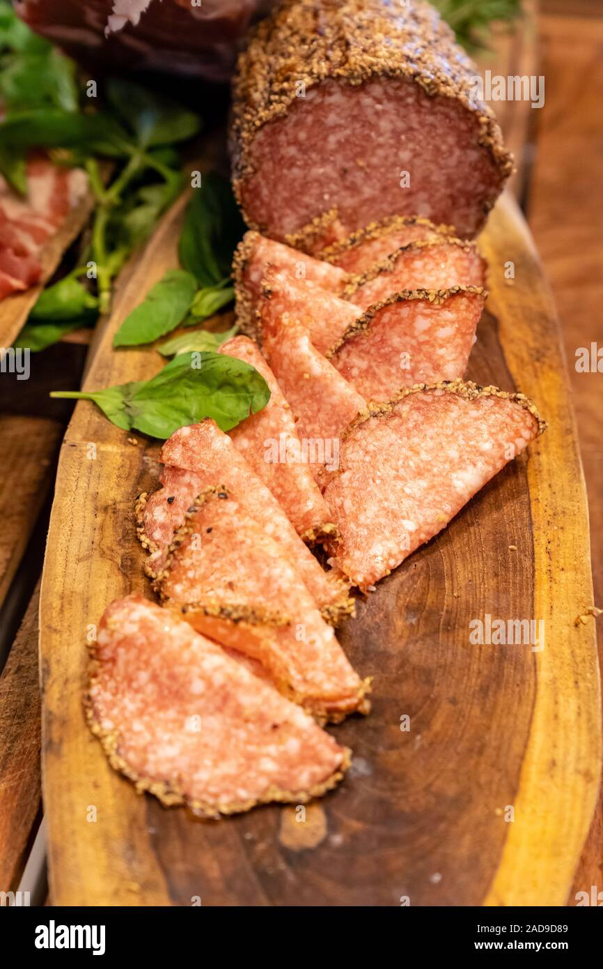 Cold cut sausage hi-res stock photography and images - Alamy