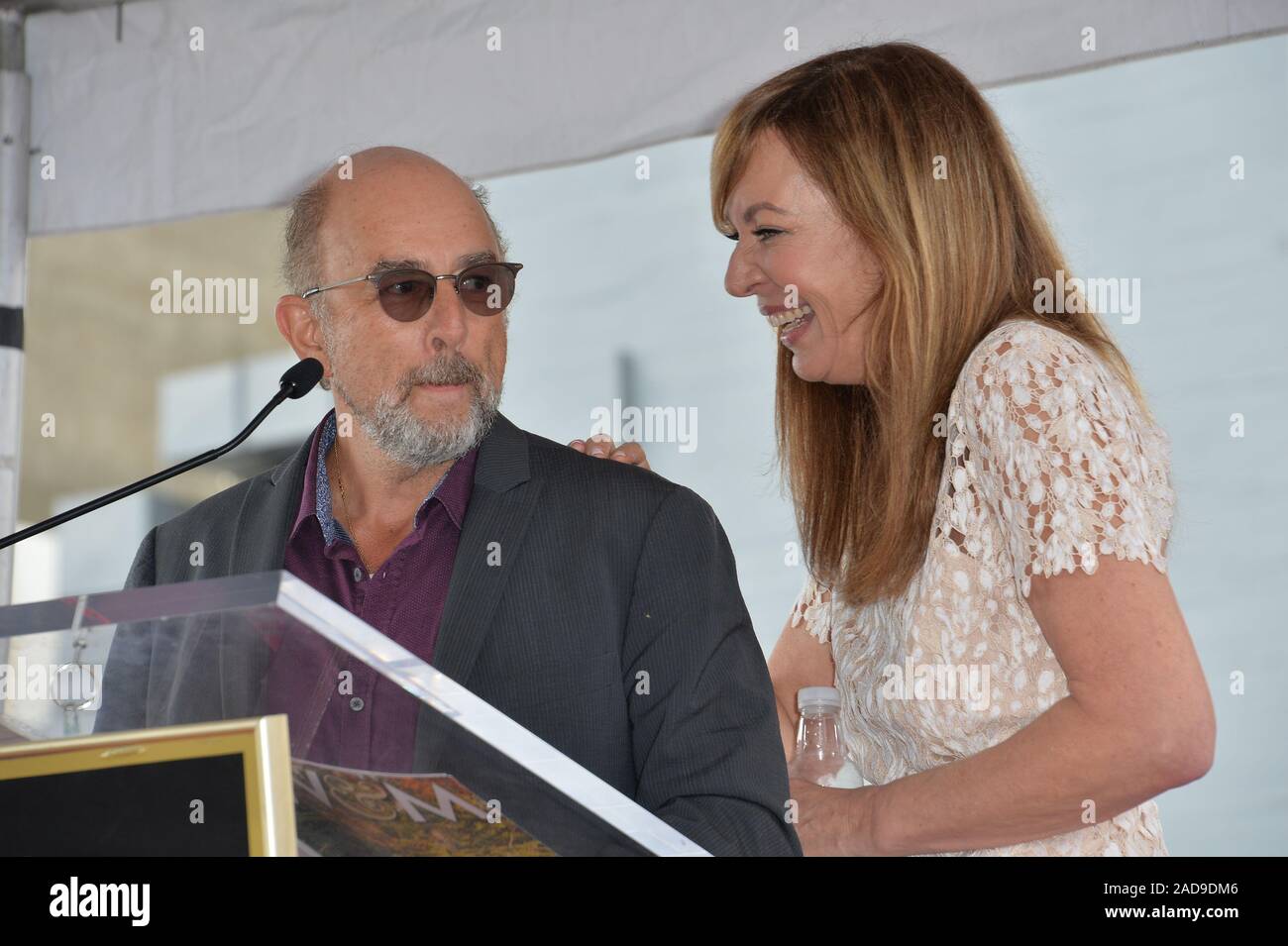 LOS ANGELES, CA. October 17, 2016: Richard Schiff & Allison Janney at ...