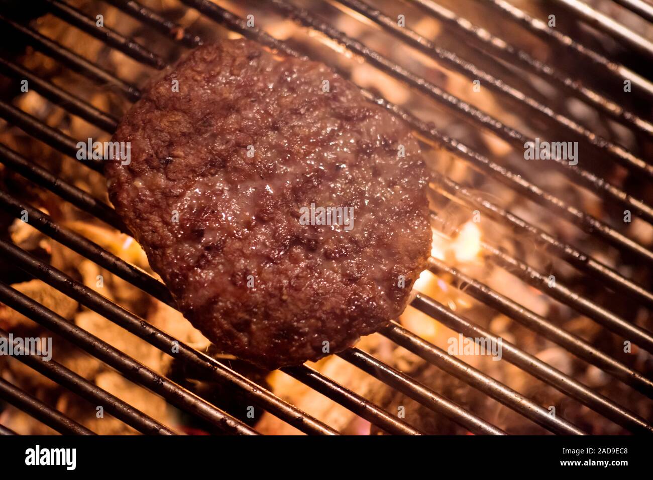 delicious grilled meat on barbecue Stock Photo - Alamy
