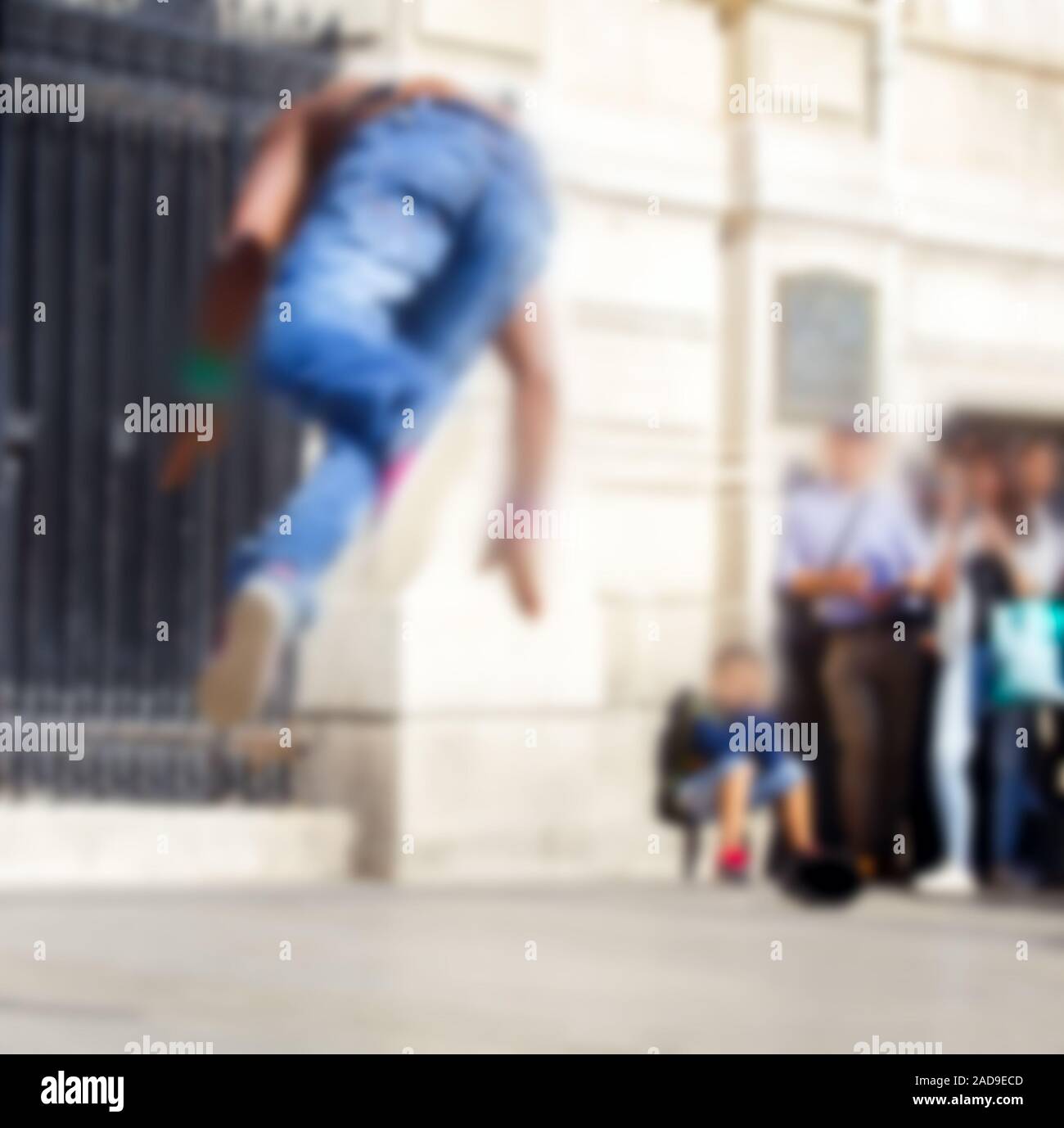 Street break dance show Stock Photo - Alamy