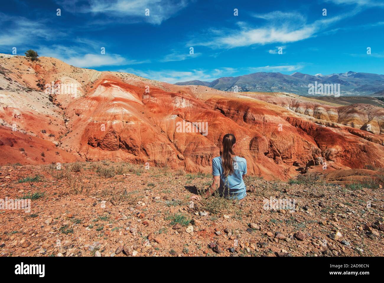Valley of Mars landscapes Stock Photo - Alamy