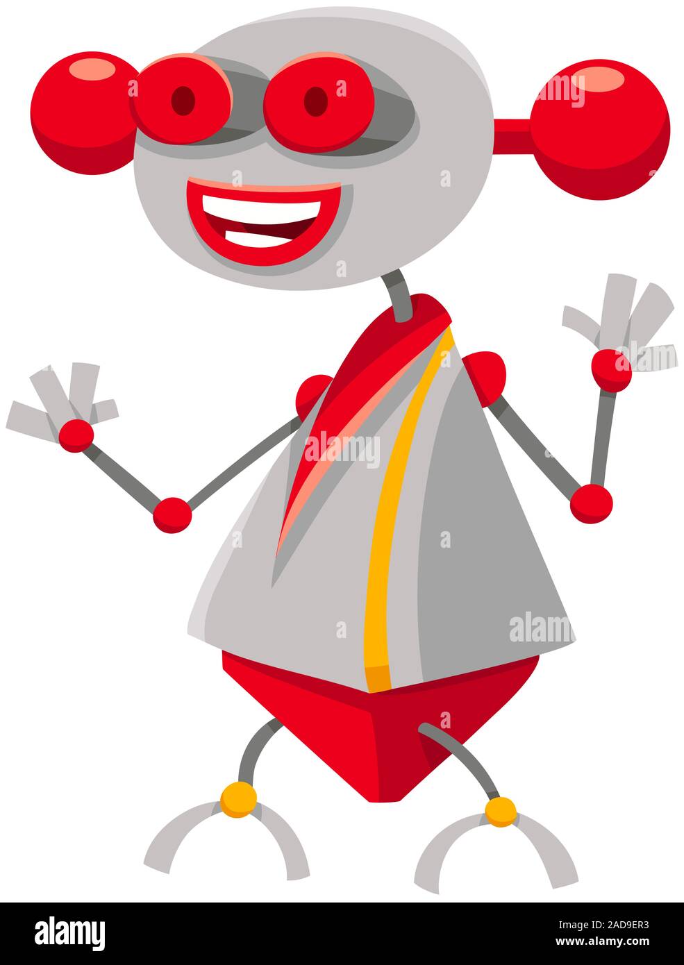 fantasy robot cartoon comic character Stock Photo - Alamy