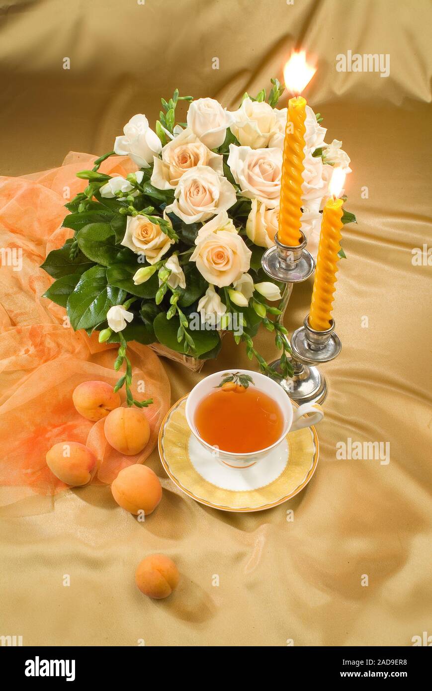Composition With Flowers Stock Photo - Alamy