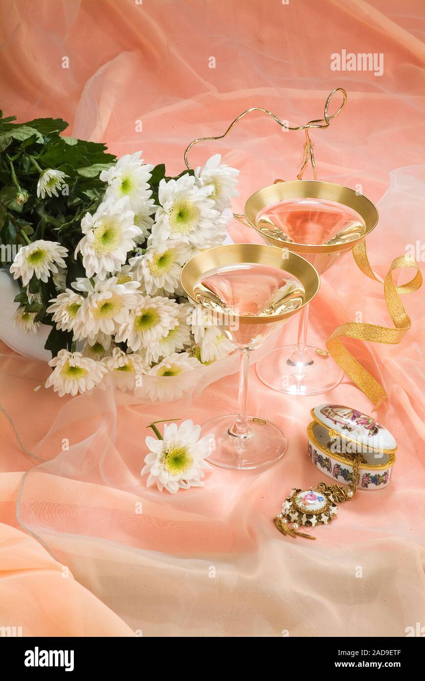 Composition With Flowers Stock Photo - Alamy