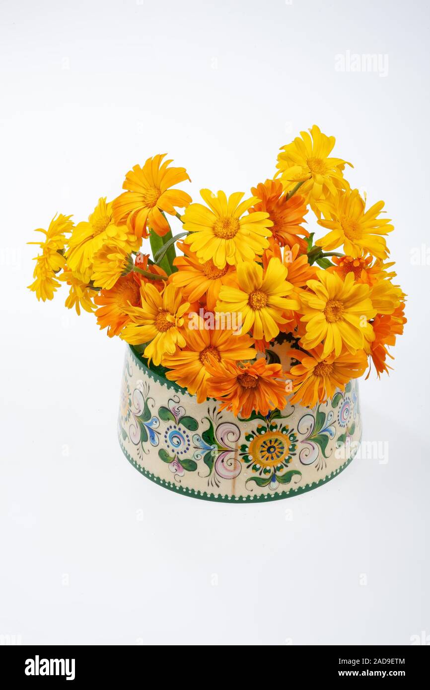 Composition With Flowers Stock Photo - Alamy