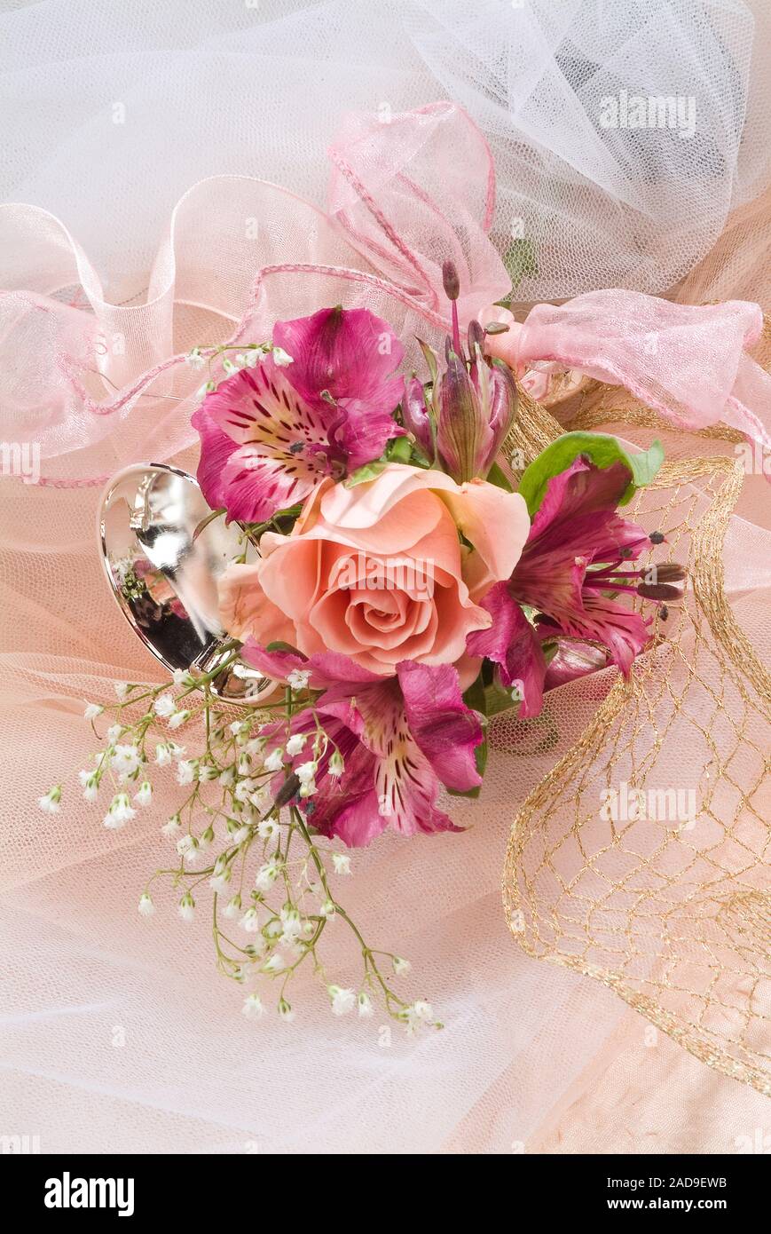 Composition With Flowers Stock Photo - Alamy